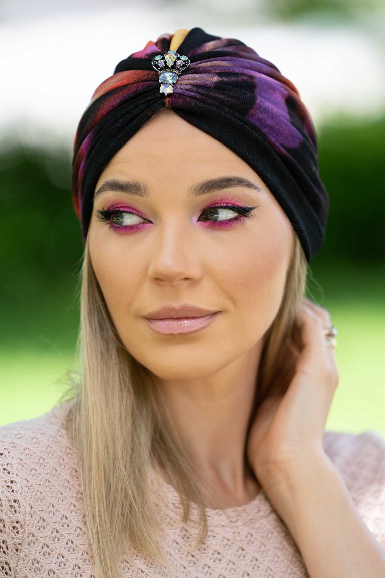 Turban raze din tricot subtire-mediu • Turbane Femei si Bebelusi 2025